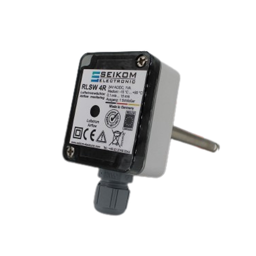 Kompaktiškas oro srauto matuoklis (sensorius įeina) su reliniu išėjimu ...